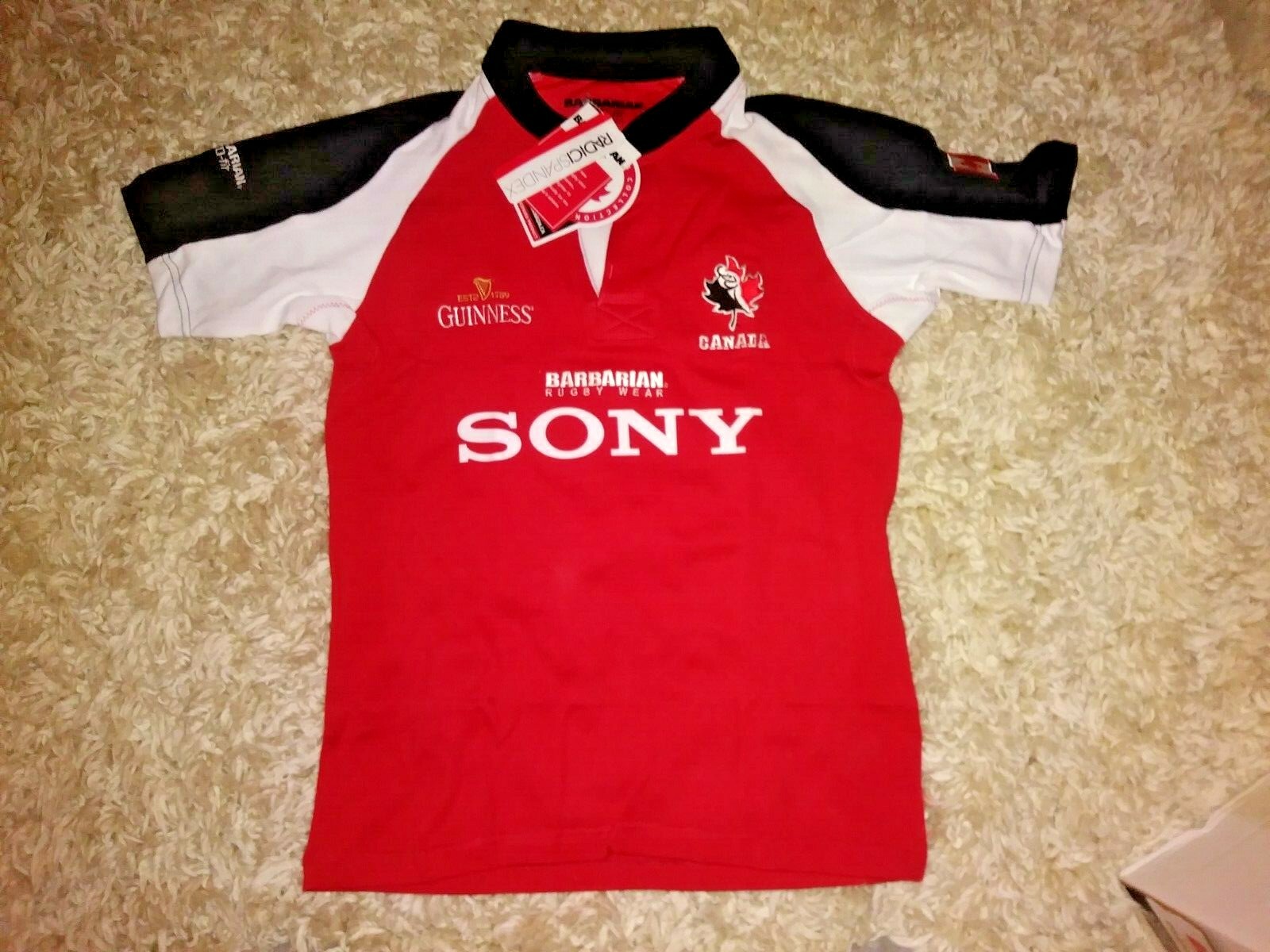 Barbarian Guinness Canada Rugby Shirt - Profit | eBay