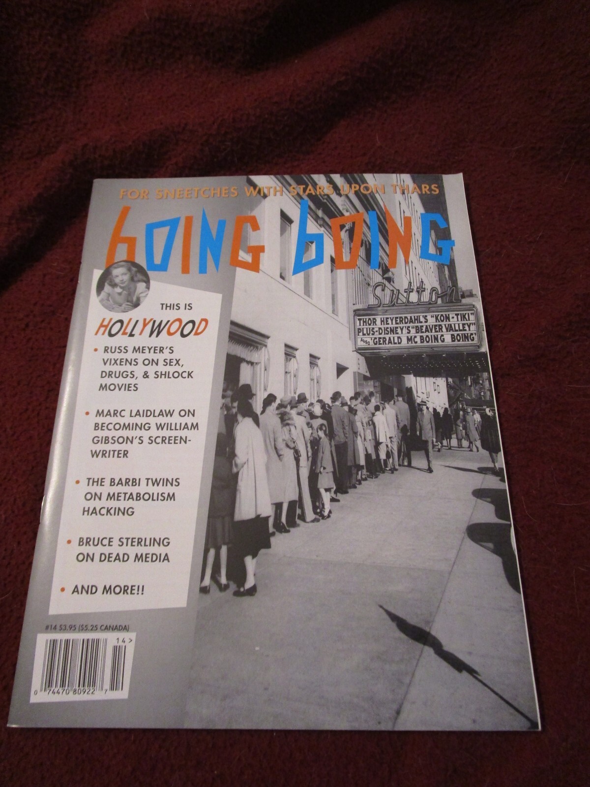 Boing Boing magazine 14 (1995) internet site Russ Meyer Marc Laidlaw ...