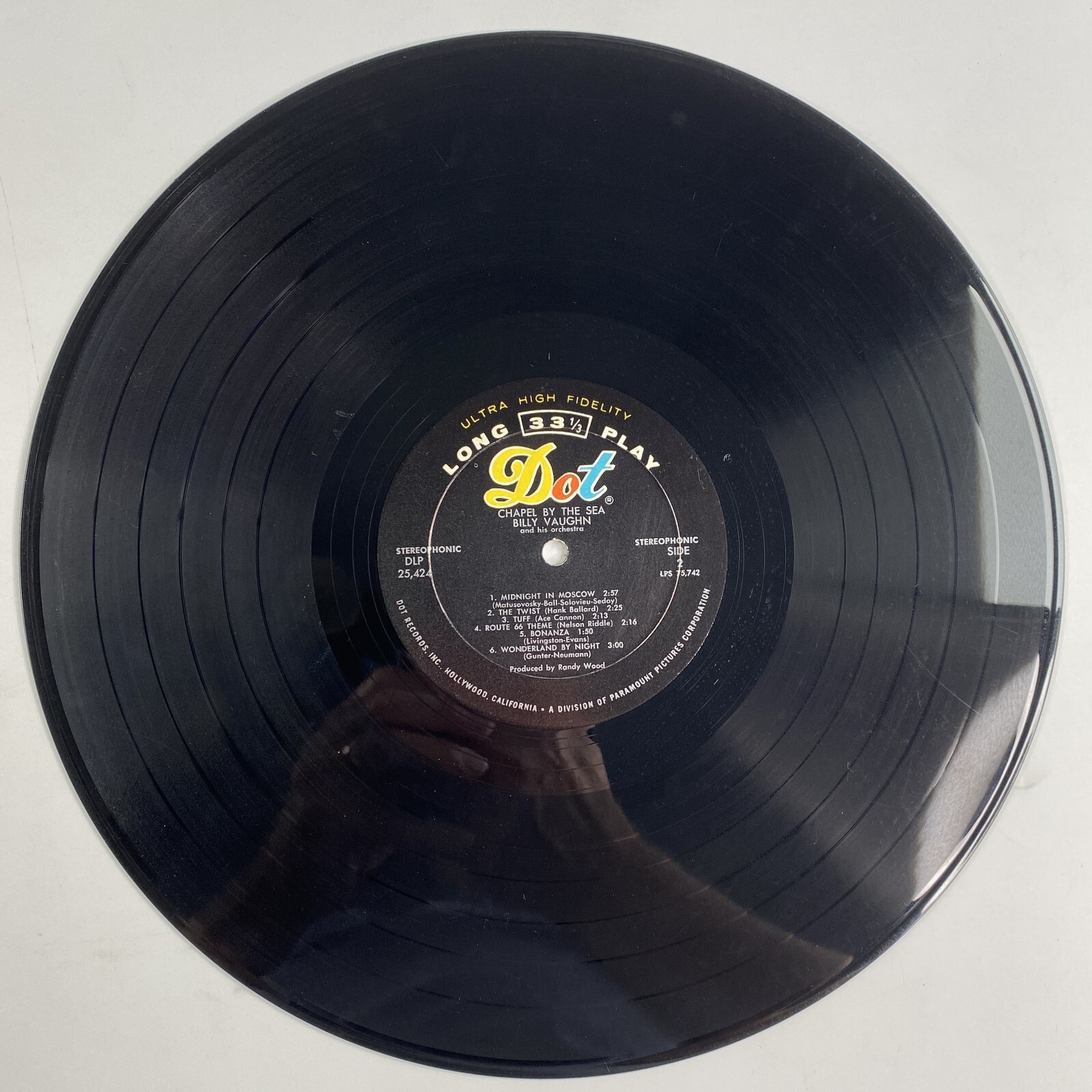 Billy Vaughn Chapel By the Sea Vinyl LP (1962 Dot DLP 25424) | eBay