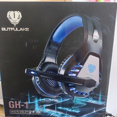 Kopfhörer mit Mikrofon & LED - Rot Butfulake GH-1 Pro Gaming Headset ...