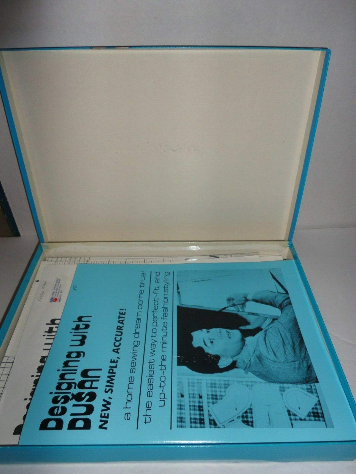 Vtg AFI MAGIC-FIT MASTER PATTERN Dusan Manual French Styling Curve Dart ...