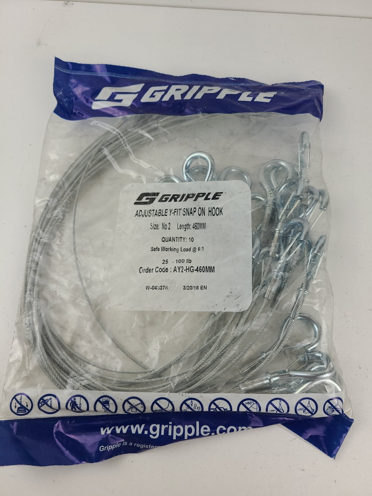 10 GRIPPLE AY2-HG-460MM / AY2HG460MM (NEW IN BOX) | eBay