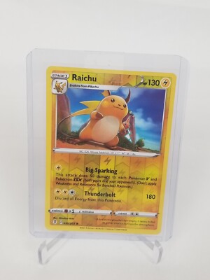 Raichu Hp 130 Lightning Holo #50/203 Pokemon 2021 Card | eBay