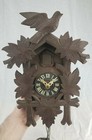 Vintage Antique Black Forest Cuckoo Clock Germany Badufa Bird Topper | eBay
