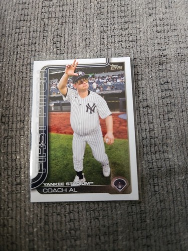 2025 Topps First Pitch Yankee Stadium Coach Al | eBay