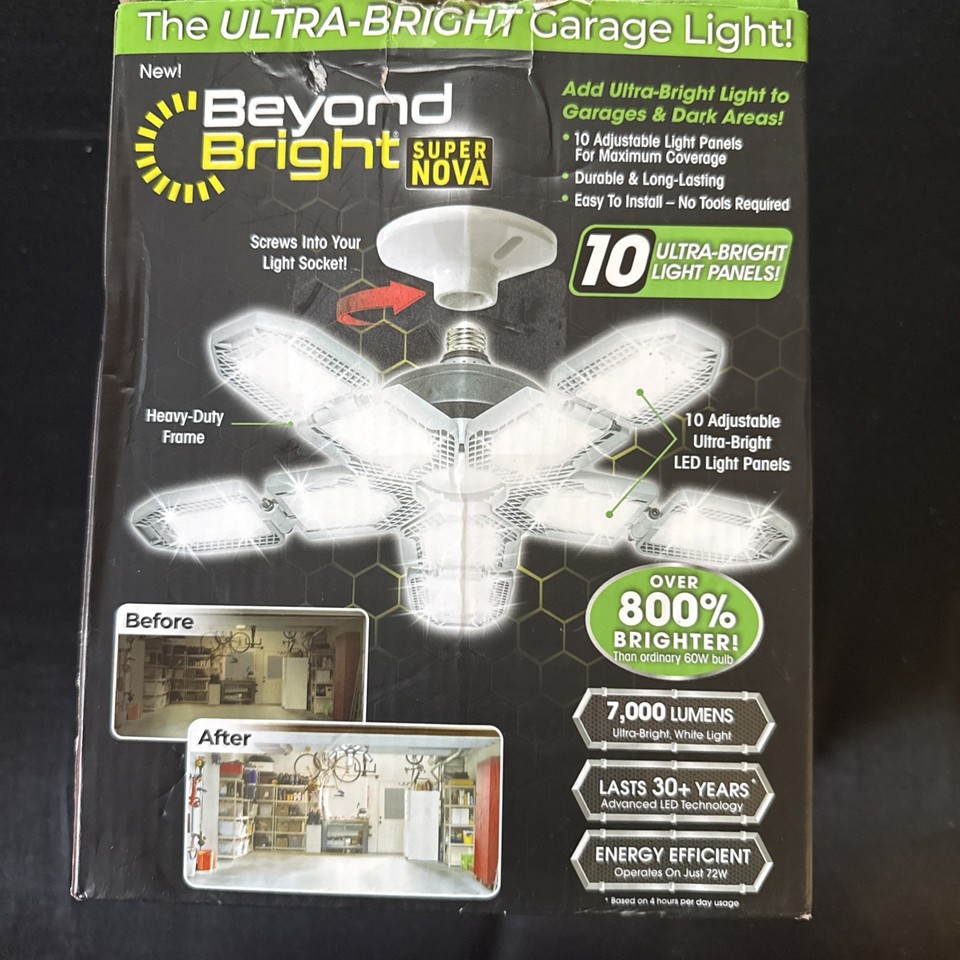 Beyond Bright Super Nova Garage LED Light Ultra-bright Panel NEW | eBay