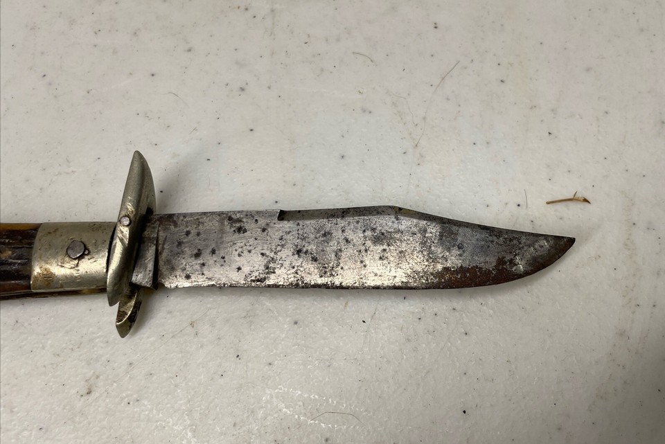 1914-1935 MARBLES GLADSTONE MICH POCKET KNIFE SAFETY HUNTING FOLDER 3 ...