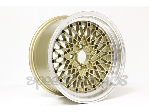 ROTA Wheels OS Mesh 15X7 +35 4X100 Royal Gold FOR CIVIC INTEGRA DEL SOL ...