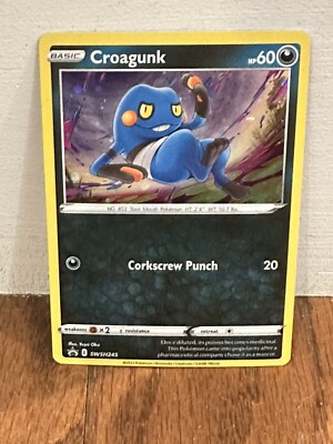 Croagunk SWSH245 Holo Pokemon TCG Card | eBay