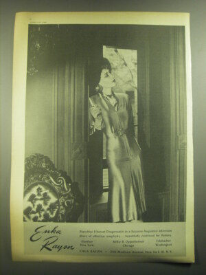 1945 Enka Rayon Ad - photo by George Platt Lynes - Bianchini ...