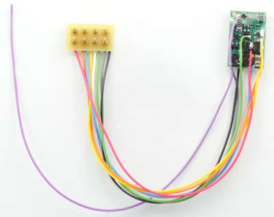 TCS 1395 M4P-5" R HO 4 Function Decoder | 8 Pin Harness | Train Control ...