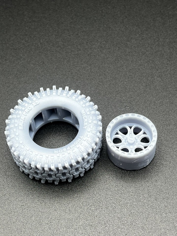 Resin 1/24 Scale “Rock Crawler” StyleOff-Road model car wheels, 1/24 1/ ...