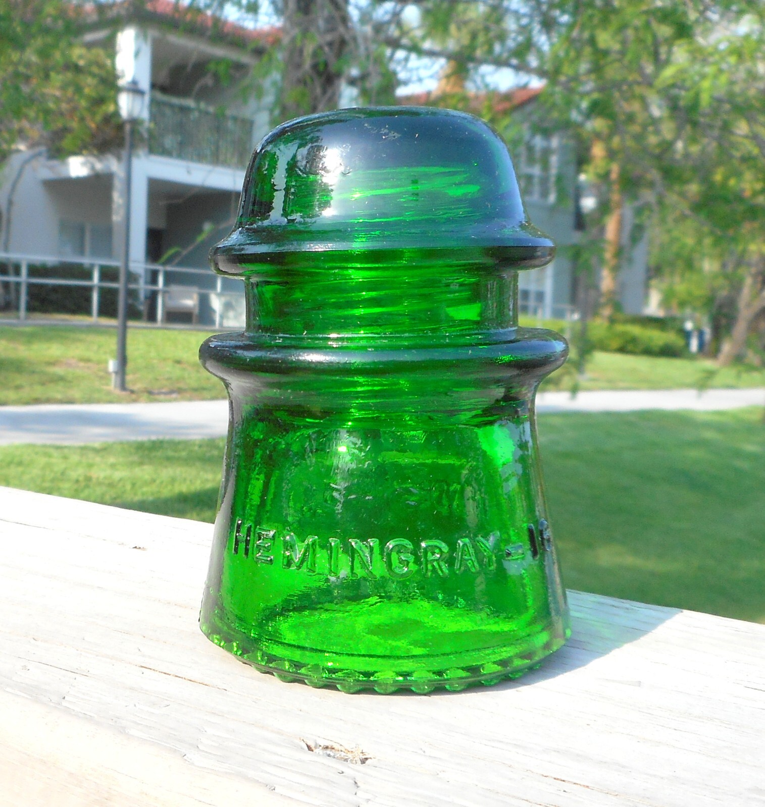 EXCELLENT 7 UP GREEN CD 122 HEMINGRAY GLASS INSULATOR | eBay