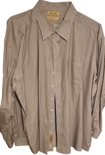 Roundtree Yorke Gold Label Men's 4XT Shirt Dillard's 4XLT - Gray White ...