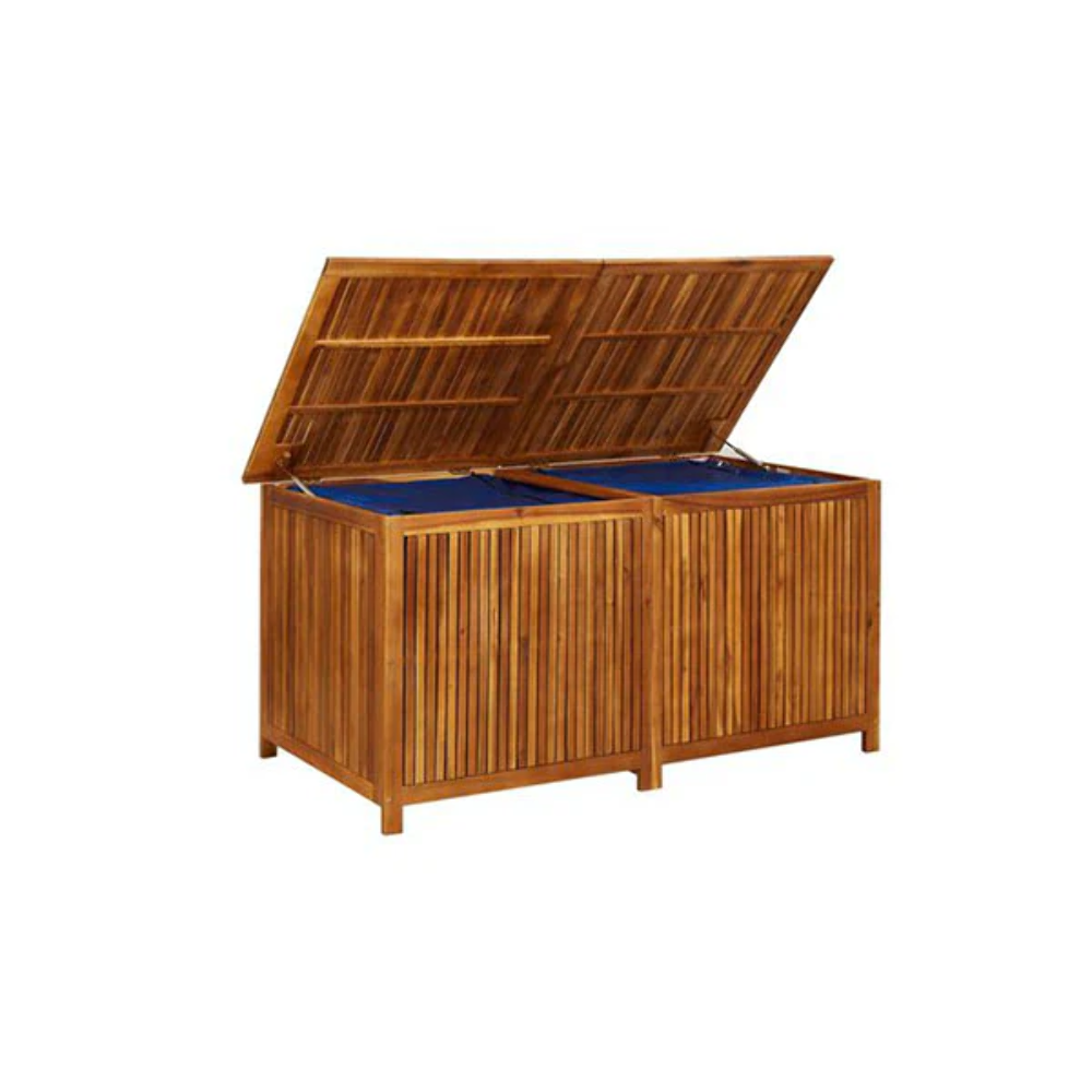 Garden Storage Box Solid Acacia Wood 150 X 80 X 75 Cm | eBay
