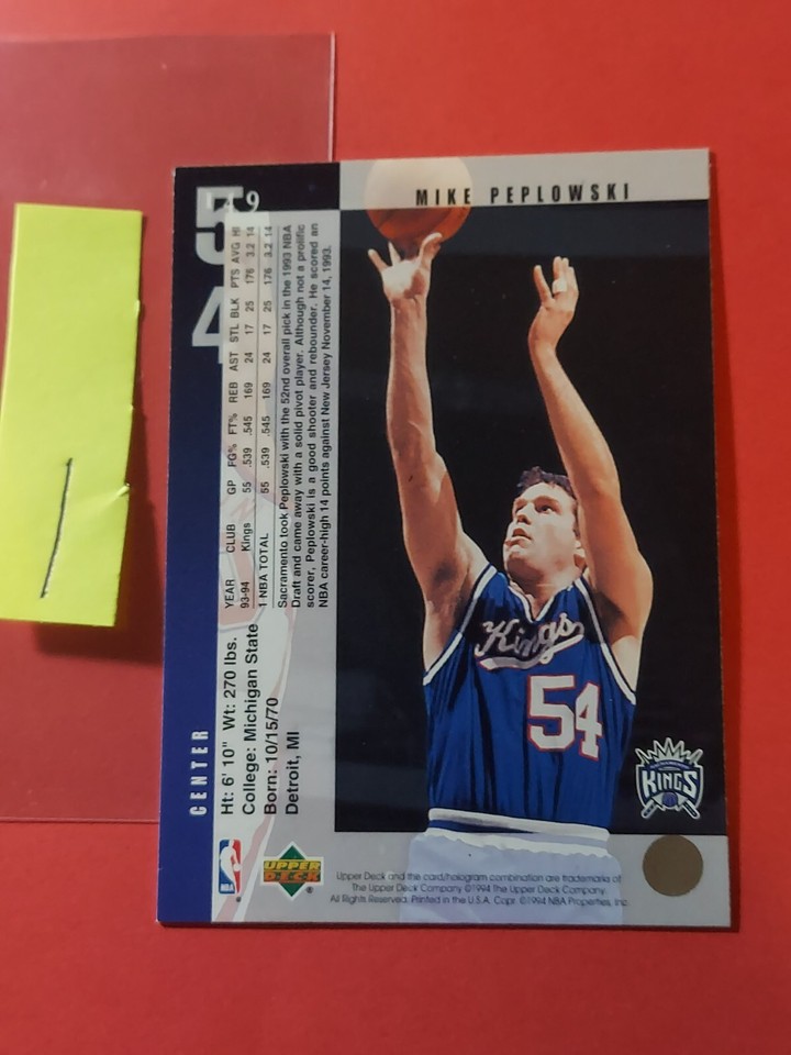 1994-95 Upper Deck #149 Mike Peplowski, cd1 | eBay