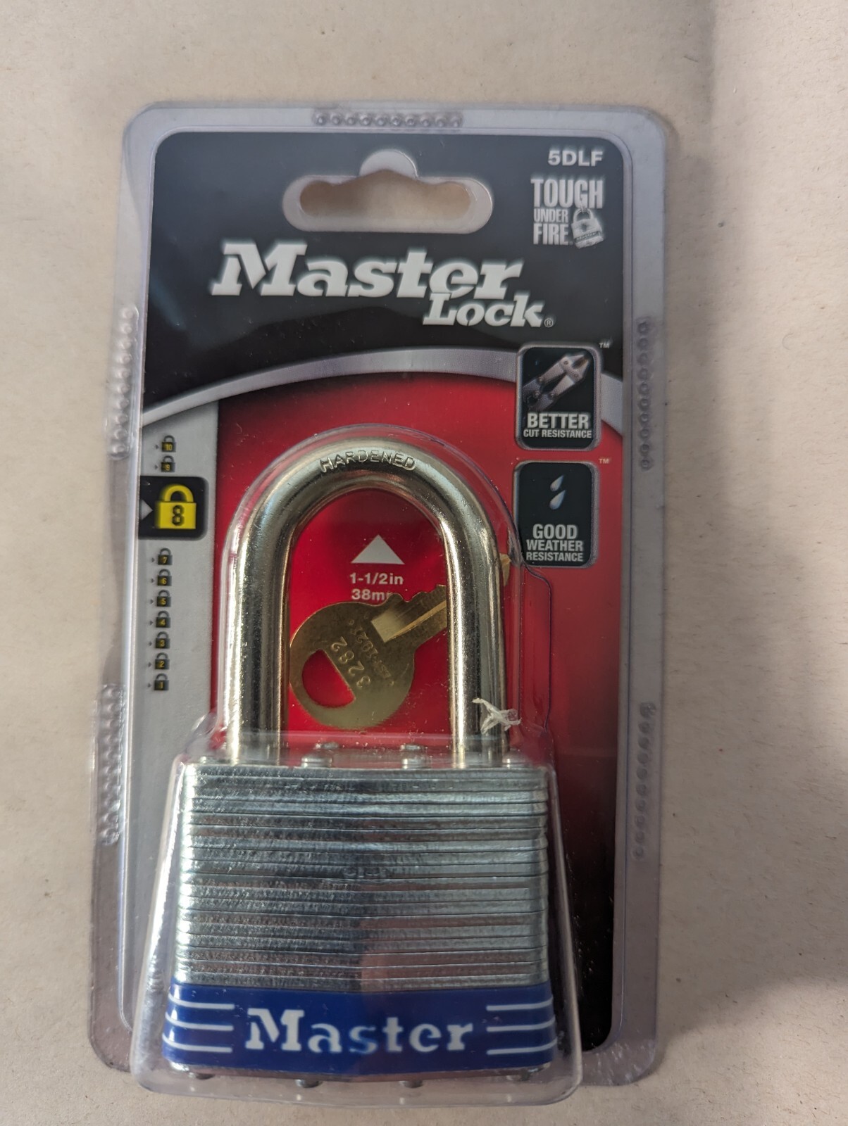 Master Lock Padlock 5DLF (2" WIDE)1-1/2 in 38mm New | eBay