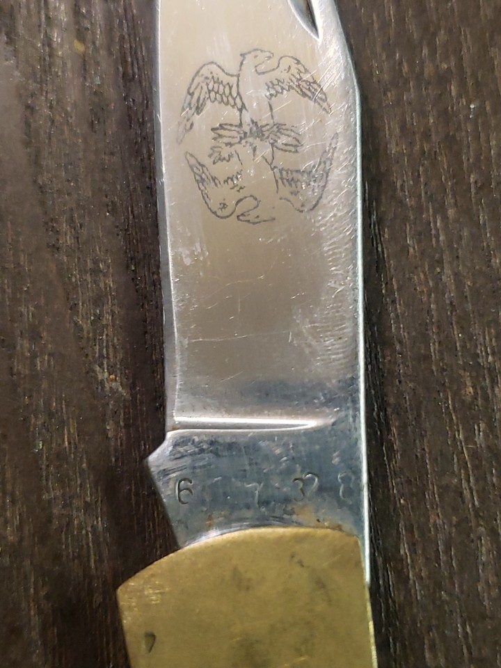 Vintage Operation Desert Storm Folding Pocket Knife Lockback Single ...