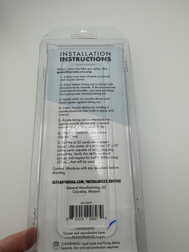 Ultradyne Apollo LR 300 Stainless Steel Muzzle Brake/Compensator - 5/8 ...