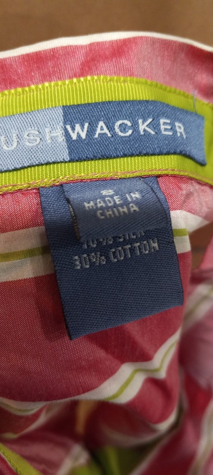 BushWacker Sleeveless Women Silk Blend Top Shirt Size 8 | eBay