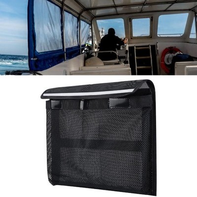 Reflective Boat Storage Bag with Lid Boat Storage Net for Gloves ...