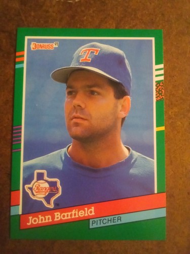 John Barfield 688 Donruss 91 MLB Baseball Trading Card | eBay