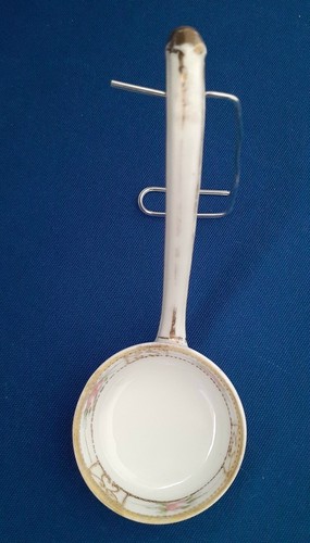 Nippon Hand Painted Moriage Porcelain Whipped Cream Ladle Floral Gold ...