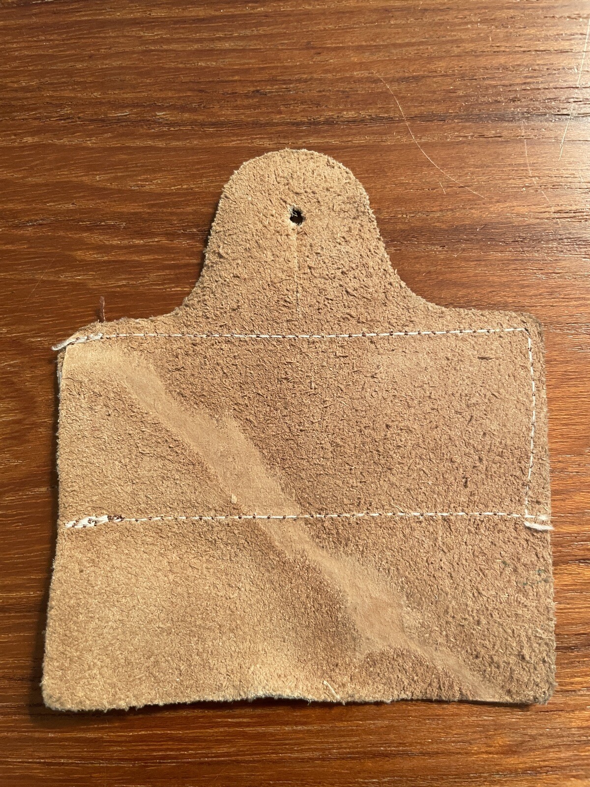 Vintage WOODBADGE Leather NAME TAG HOLDER BSA Gilwell Camp Axe N Log ...