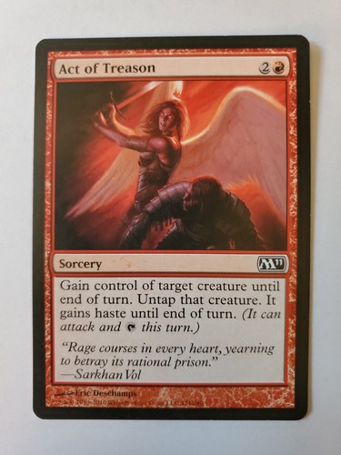 MTG Magic The Gathering Card Act of Treason Sorcery Red M11 | eBay