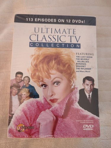 Ultimate Classic TV Collection-113 episodes on 12 DVD's- Lucy, Dragnet ...