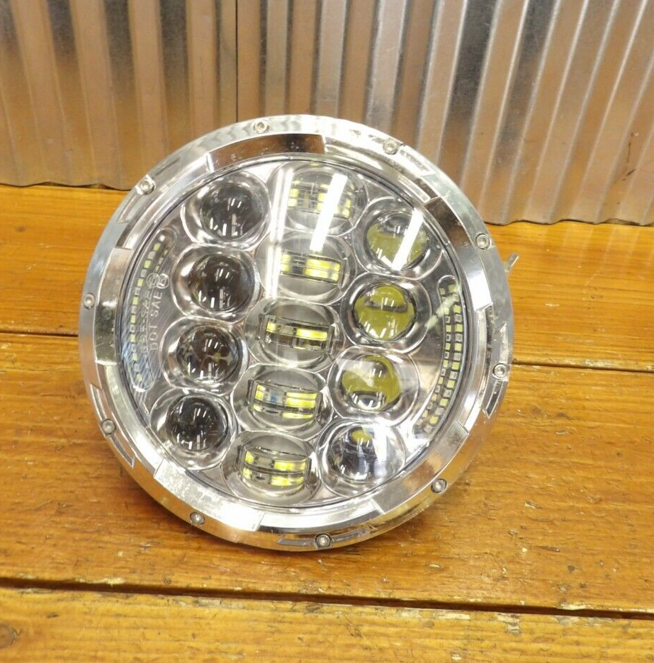 CYRON LED MOTORCYCLE 7" HEADLIGHT HIGH POWER ABIG7-A6K | eBay