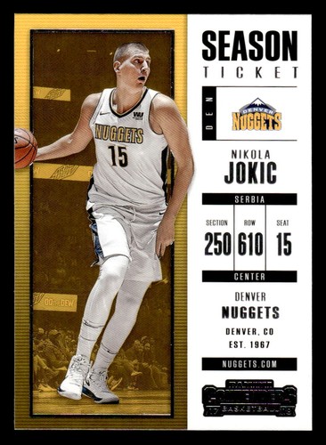 2017-18 Panini Contenders #88 Nikola Jokic NUGGETS | eBay