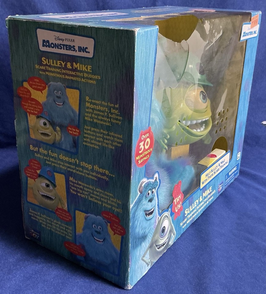 Vtg NEW Disney Sulley & Mike Scare Monsters Inc Interactive Buddies ...
