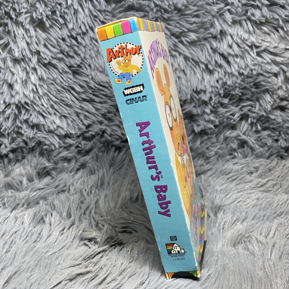 Arthur Arthur's Baby & D.W.'s Baby VHS 1997 PBS Kids Animated Video ...