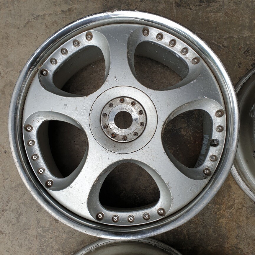 JDM 18" work Evolution stitch Stich wheels for 180sx ls400 gs400 ls430 ...