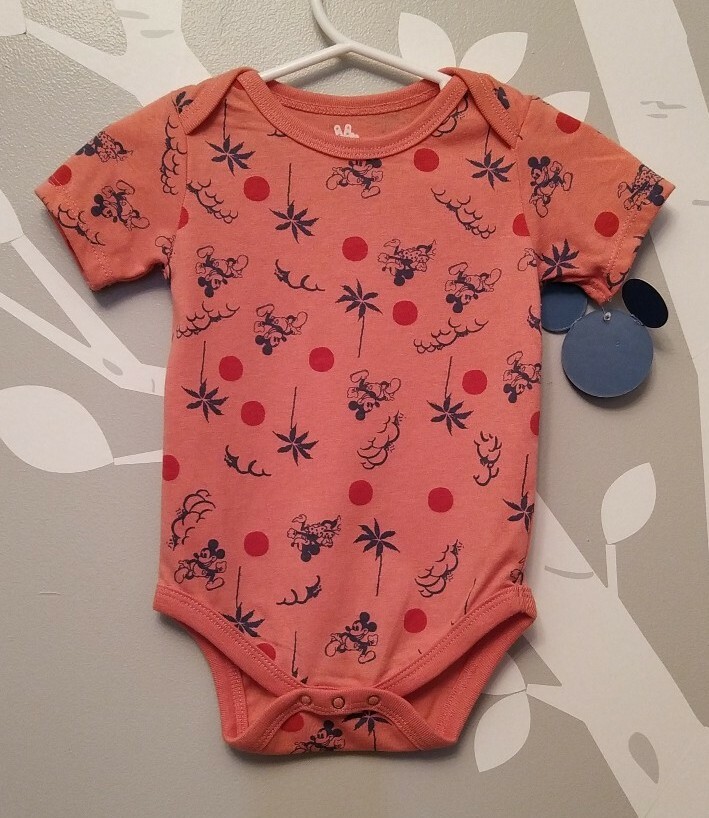 NWT Disney Junk Food Baby Boy 3-6 Months Orange Tropical One Piece ...