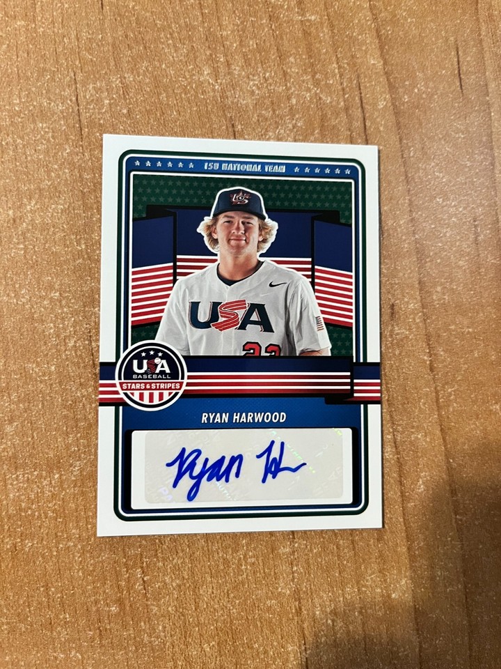 2023 Stars & Stripes - Ryan Harwood - 15U National Team USA Signatures ...