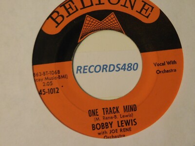 45 Bobby Lewis "One Track Mind/Are You Ready" Beltone 1012 | eBay