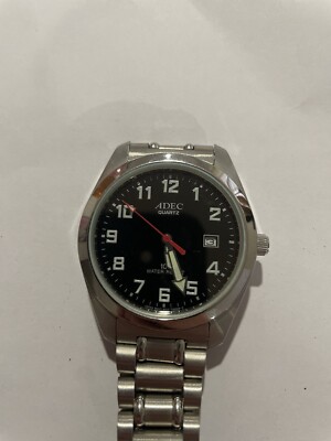 Adec Men's Watch Analogue 5F10-T32458KKT Date Made In Japan | eBay ...