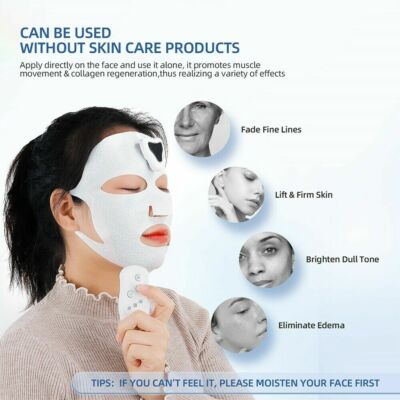 EMS Microcurrent Mask Face Skin Tightening Lifting Device Facial Beauty ...