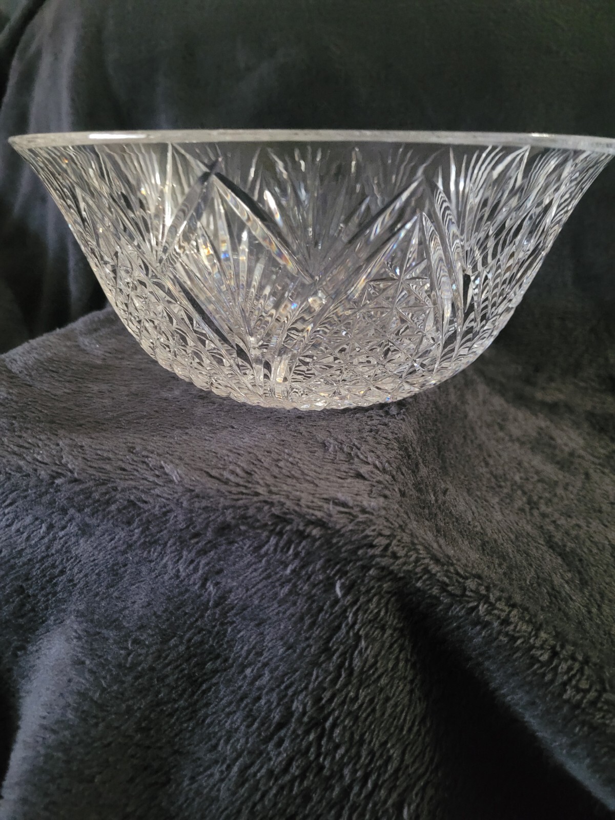 Waterford Crystal Centerpiece Fruit Serving Bowl - Mooncoin Pattern 9 ...