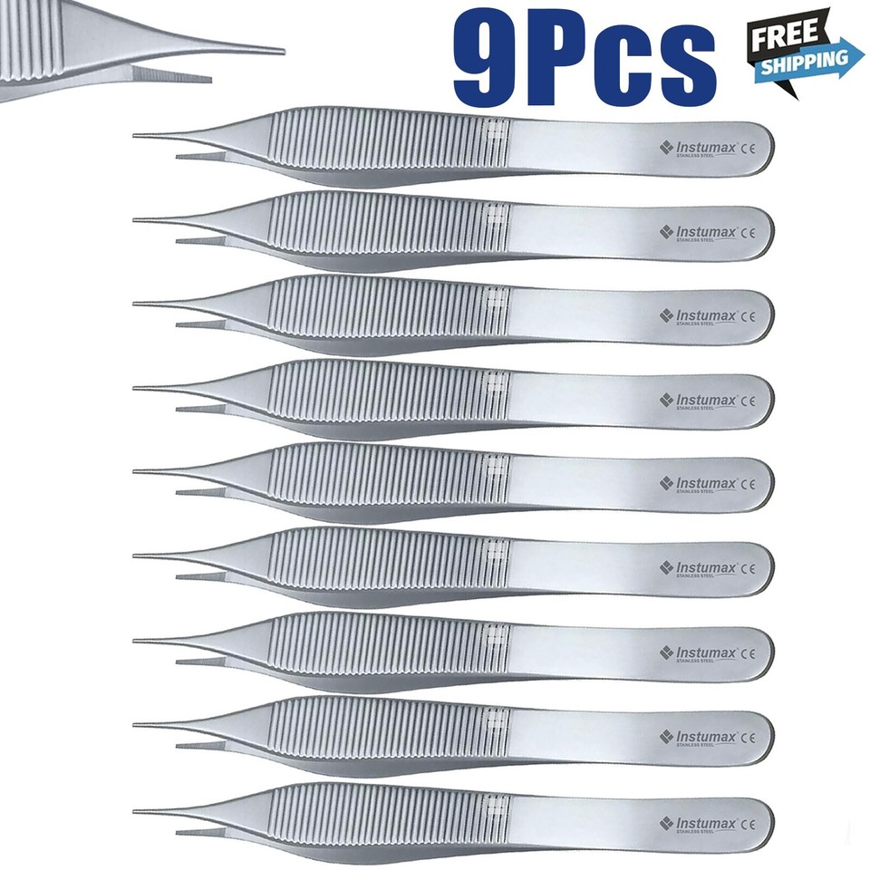 Adson 12cm Tweezer Pinzas Instruments for Medical Dental and Surgical ...