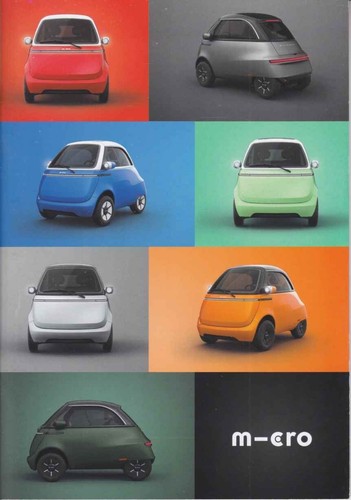 Catalogue Brochure Micro Microlino, 2021, International en anglais | eBay