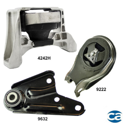 Front Right, Right & Rear Engine Mount 3Pcs Set for Mazda 3 07-13 2.3/2 ...