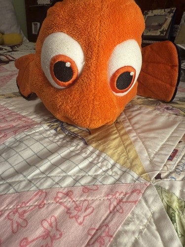 Disney Store Finding Nemo Dory Clown Fish Orange White Plush Stuffed ...