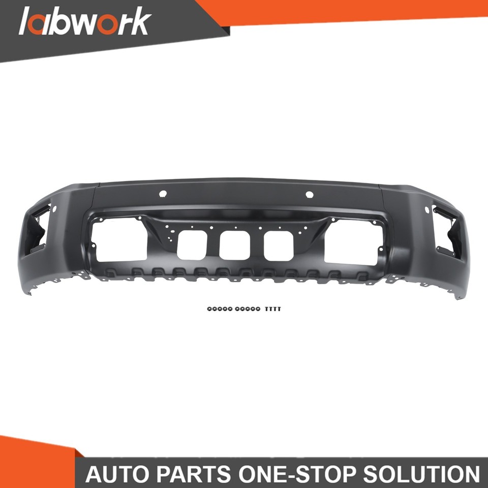 Labwork Split-Type Front Bumper For GMC Sierra 1500 14-2015 Black W ...