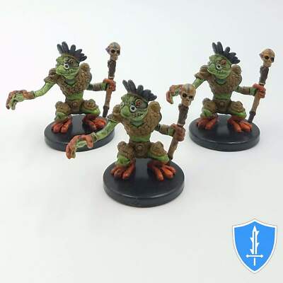 Boggard x3 - Shattered Star #5 Pathfinder Battles D&D Bullywug ...