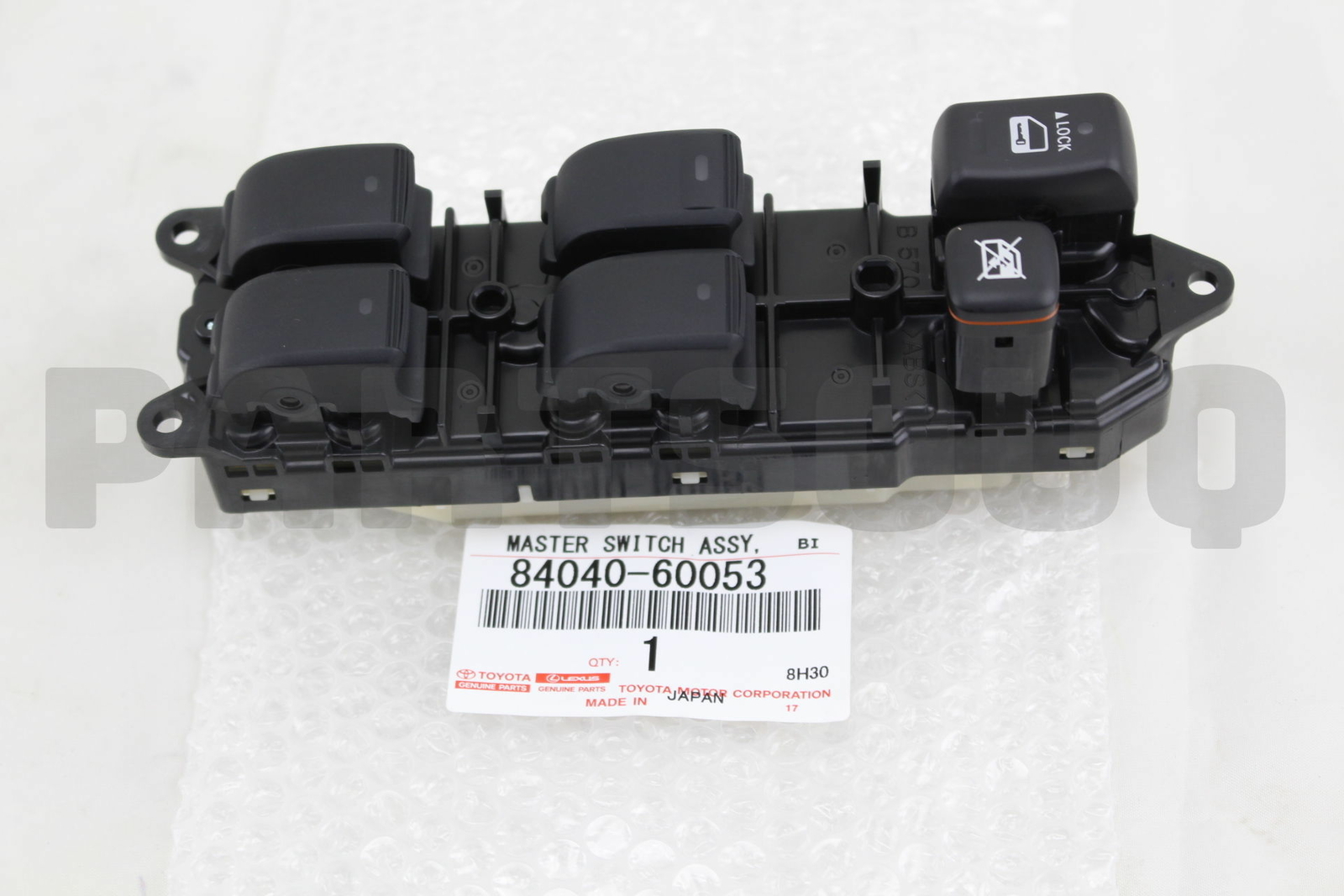 8404060053 Genuine Toyota MASTER SWITCH ASSY, POWER WINDOW REGULATOR ...