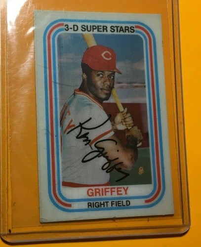 1976 KELLOGG'S KEN GRIFFEY SR. CARD #44 REDS ODDBALL Limited Edition ...