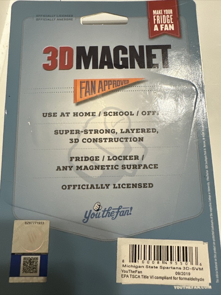 NEW Michigan State University Spartans 3-D Stadium Magnet by You the ...